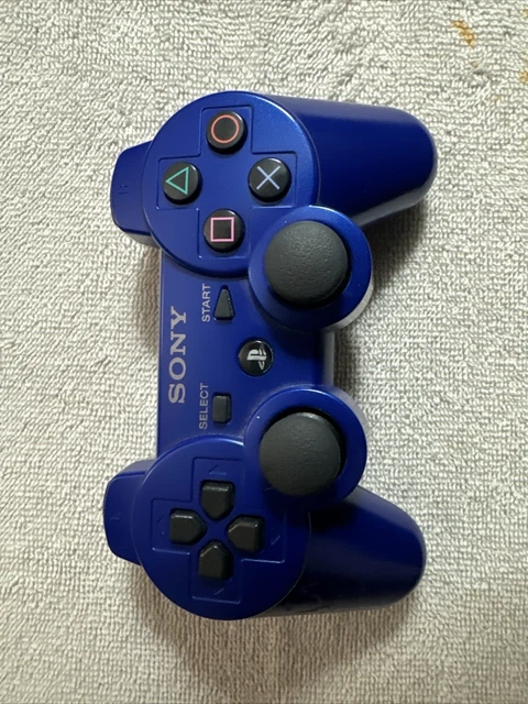 SONY PLAYSTATION 3 PS3 Sixaxis DualShock 3 Controller Blue Genuine ...