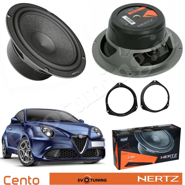 HERTZ C 165 C165 Coppia Mid Woofer Casse Altoparlanti 16,5cm 210W x Alfa Mito EUR 99,00 ...