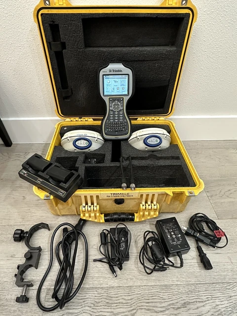 Trimble Dual R6 Gnss Base And Rover Rtk Kit 450 470 Uhf Radio Tsc3 Access