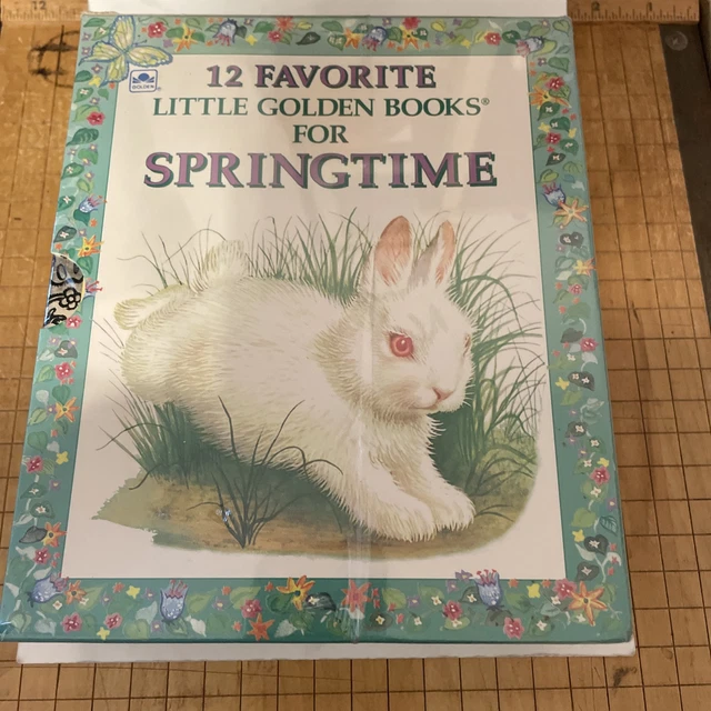 12 FAVORITE LITTLE Golden Books Springtime Vintage 1991 Collectors Box ...