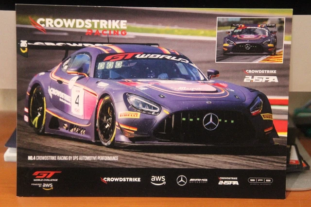 NICKY CASTBURG #4 Crowdstrike/SPS Automotive Mercedes GT3 Spa 24hr ...