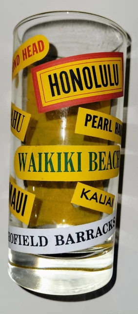 3 VINTAGE 1960S Hawaii Coca Cola Around the World Glasses- Libbey £33. ...