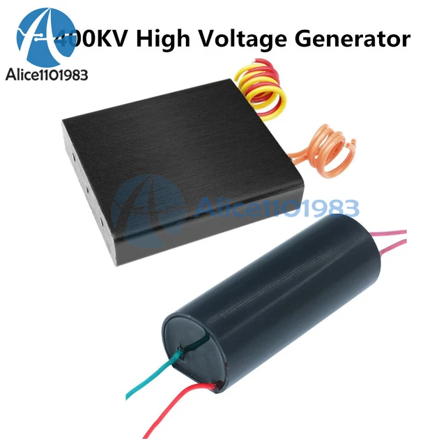 DC 3/3.7V-6V TO 400KV High Voltage Pulse Generator Ignition Boost Step ...