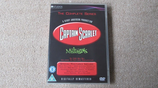 CAPTAIN SCARLET AND The Mysterons Complete Collection Disc DVD Box Set ...
