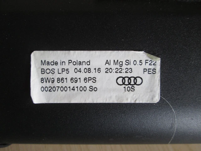 GENUINE AUDI A4 B9 W8 2016-2024 Avant Load Partition Net Estate Dog ...