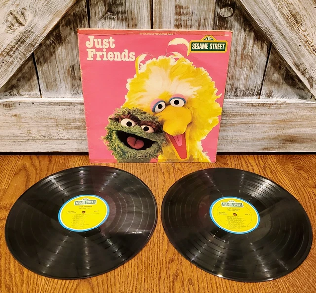 SESAME STREET &JUST FRIENDS" Vinyl Albums! (X2) £11.29 - PicClick UK