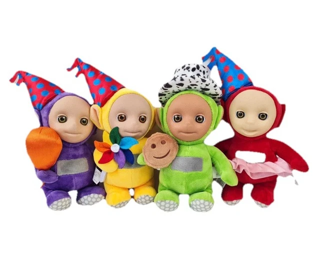 4 X VGC Teletubbies talking kids Teddy jellycat vintage Disney animals ...