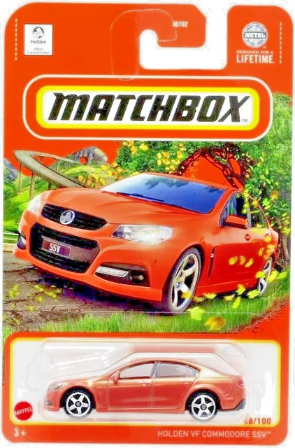 MATCHBOX HOLDEN COMMODORE VF SSV Power Grabs Orange 2023 Long Card 1:64 ...