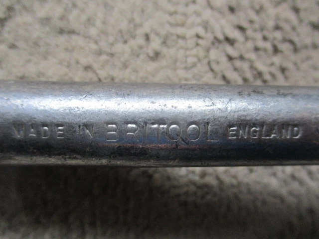 VINTAGE BRITOOL CRANKED RING SPANNER No 4236 11/16" & 3/4" WHIT - 7/8 ...
