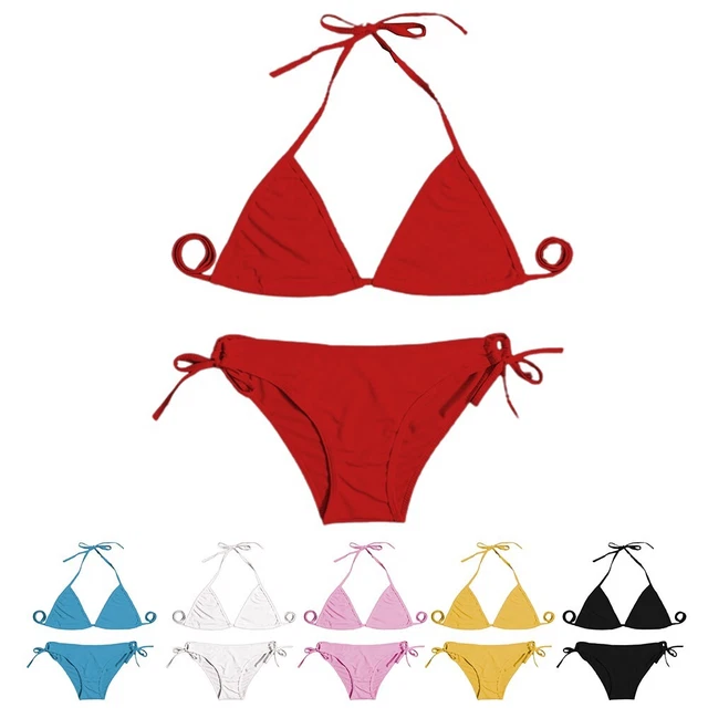 Bikini Set Damen Bikini Set Tanga Damen Bikini Set Sexy Badeanzug