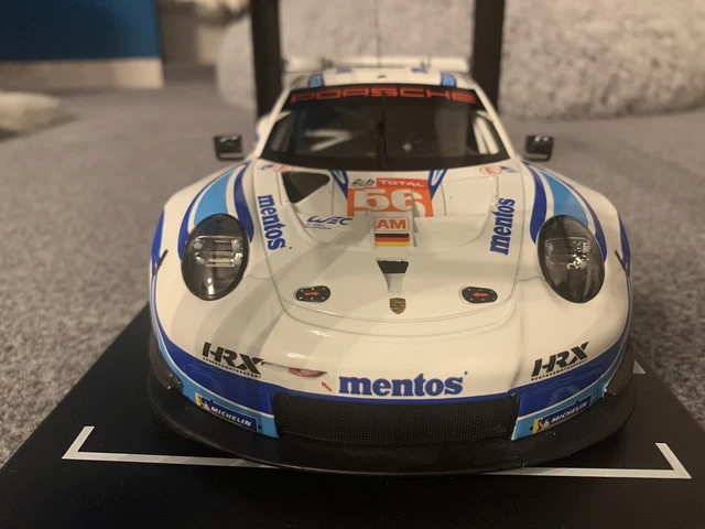 PORSCHE 911 991 RSR Mentos #56 24h LeMans 2020 Team Project 1 Ixo 1:18 ...