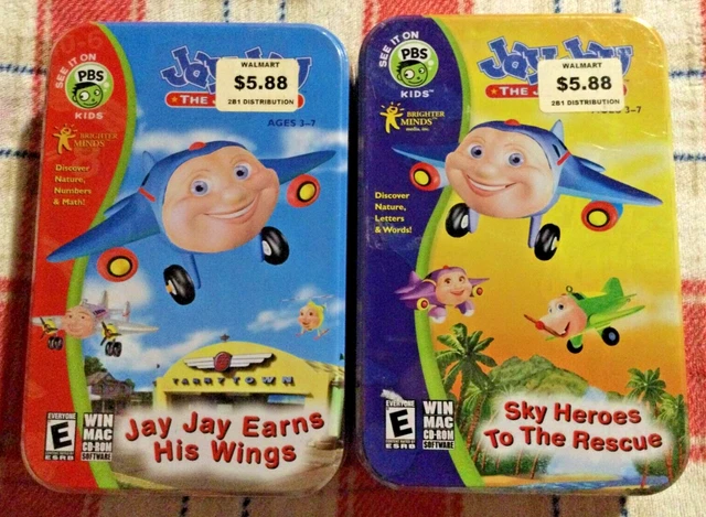 JAY JAY THE JET PLANE | 2 CD-ROM PC/MAC Games | Earns His Wings/Sky ...