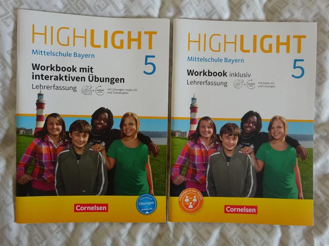 HIGHLIGHT 5. BAYERN Workbook + inklusiv Lehrerfassung mit Lösungen ...