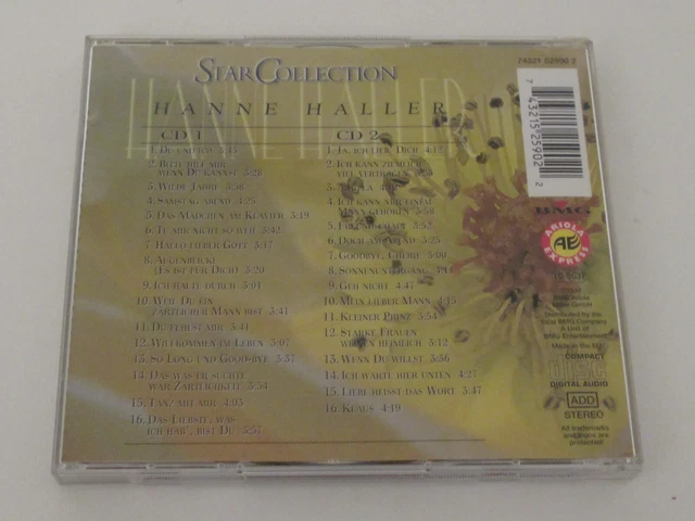 HANNE HALLER - Star Collection / BMG Ariola Miller Gmbh - 74321 52590 2 2XCD EUR 13,47 - PicClick FR