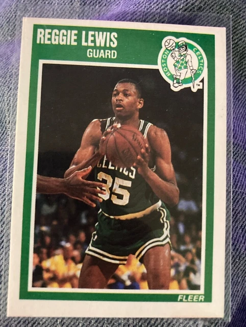 REGGIE LEWIS 1989 Fleer #10 Boston Celtics Basketball EUR 2,76 ...