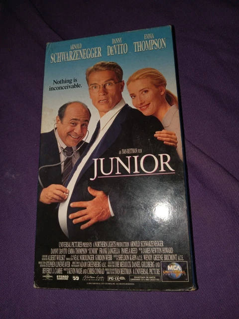 JUNIOR VHS VIDEO Tape/Arnold Schwarzenegger/Danny Devito £5.88 ...