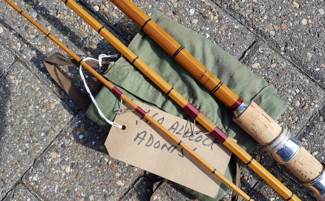 ORIGINAL W A Allcocks "Adonis" 11ft Built cane. Excellent rod. £130.00 ...