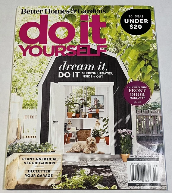 BETTER HOMES & Gardens Magazine Do It Yourself DIY Summer 2020 Vol 27 Issue 3 EUR 9,23 - PicClick FR