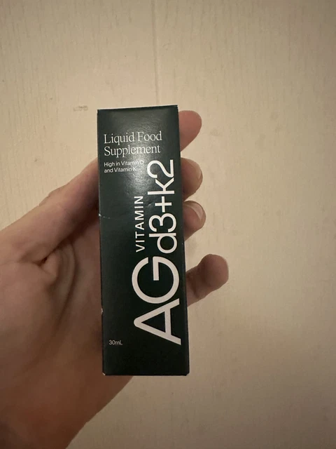 ATHLETIC GREENS AG1 Vitamin D3 + K2 - Liquid Drops 600 Servings Vitamin ...