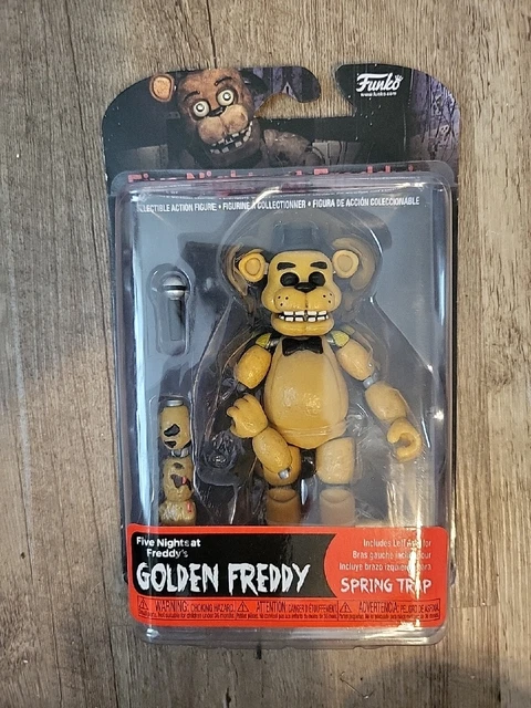 FIVE NIGHTS AT Freddy's Golden Freddy Action Figure Build Spring Trap ...