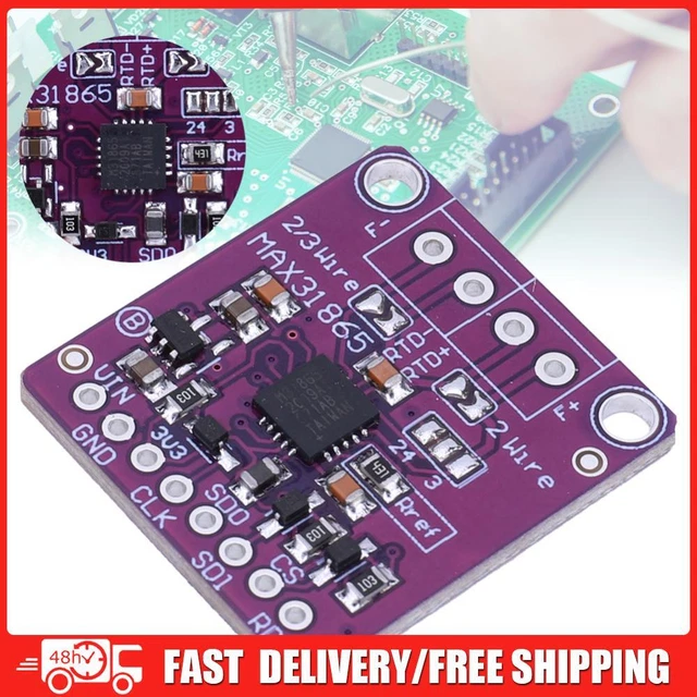 DURABLE MAX31865 PT100/PT1000 RTD Useful Temperature Thermocouple ...