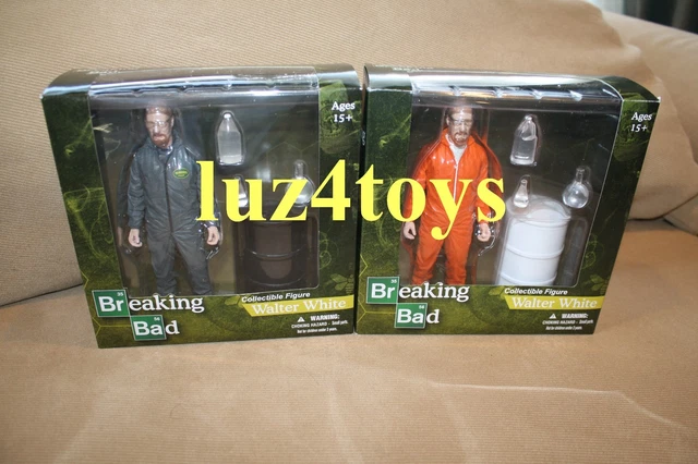 COMBINAISON MEZCO BREAKING Bad Walter gris blanc Hazmat et costume ...