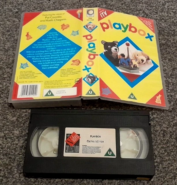 PLAYBOX PAT COOMBS Keith Chegwin As Seen On Itv Pal Vhs Video Kids ...