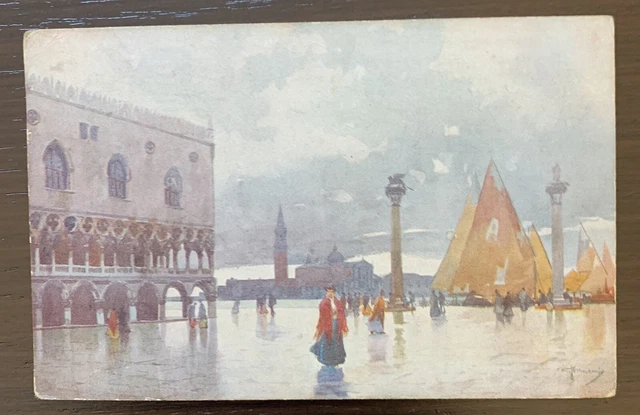 VECCHIA CARTOLINA VENEZIA - Piazzetta Ed Isola Di S. Giorgio - Fp Vg ...