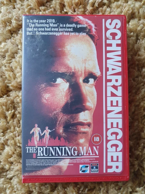 THE RUNNING MAN Vhs Schwarzenegger Big Box Vhs Ex Rental Vhs £21.99 ...