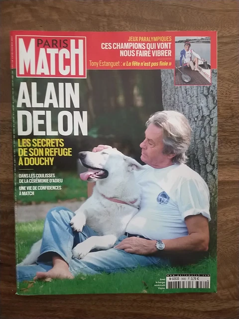 ALAIN DELON PARIS Match - Hommage 29 Août 2024 EUR 7,50 - PicClick FR