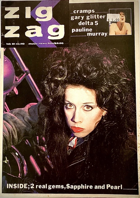 ZIG ZAG MAGAZINE: febbraio 1981; The Cramps, Gary Glitter, Billy Bragg ...