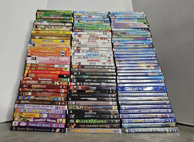 WHOLESALE LOT 100+ DVDs Kids & Family Childrens Baby Disney Nickelodeon ...