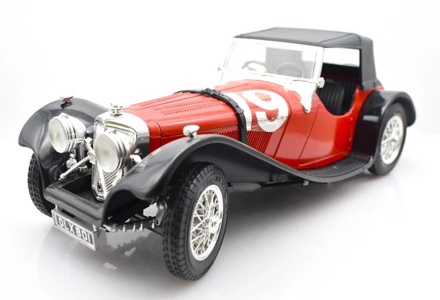 MODEL CAR SCALE 1:18 Jaguar Ss 100 Burago diecast vehicles For ...