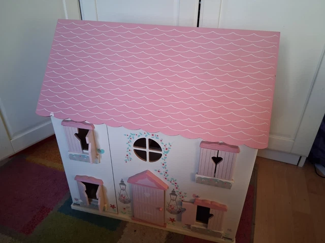 GEORGE ASDA WOODEN Doll House £10.80 - PicClick UK