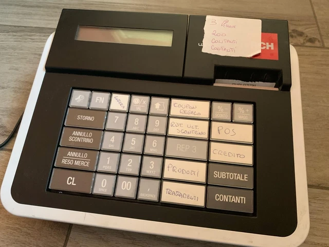 REGISTRATORE DI CASSA RCH walle mec rt telematico EUR 110,00 - PicClick IT