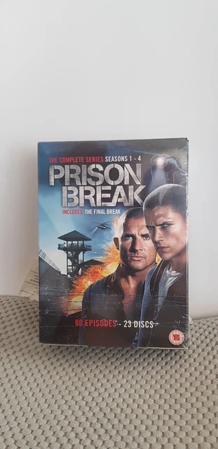 PRISON BREAK COMPLETE Series DVD Box Set Seasons 1-4, 80 Episodes, 23 ...