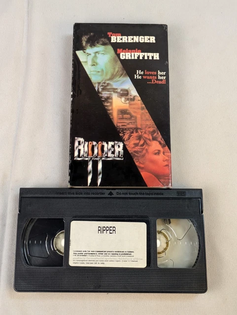 RIPPER STARRING TOM Berenger - Melanie Griffith (VHS, BDF International ...