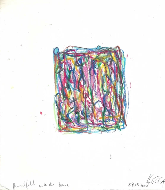 DESSIN AUX CRAYON sur carton original signé EUR 55,00 - PicClick FR