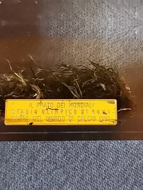 ORIGINAL RASENSTÜCK MITTELKREIS Fussball WM Rom 1990 - Deutschland ...