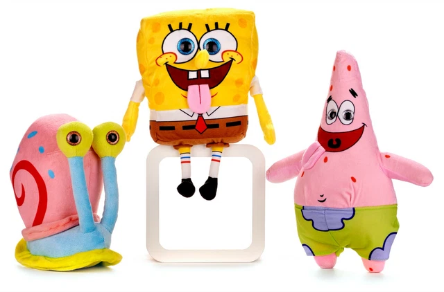 NUOVO PELUCHE UFFICIALE 12" Spongebob Giocattoli Morbidi Spongebob ...