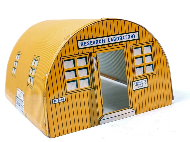 VINTAGE 1950'S MARX I.G.Y. Research Lab Tin Quonset Hut Arctic ...