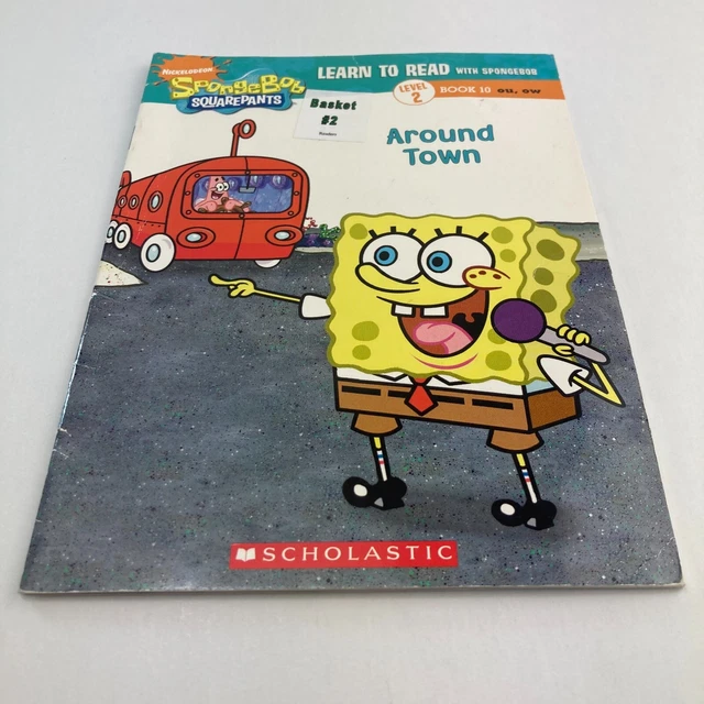 LEARN TO READ with Spongebob Level 2 Book 10 Around Town - Paperback £3 ...