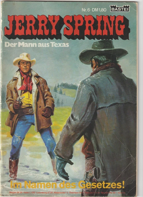 JERRY SPRING NR.6 Im Namen des Gesetzes!, Bastei Verlag 1971 | COMIC ...