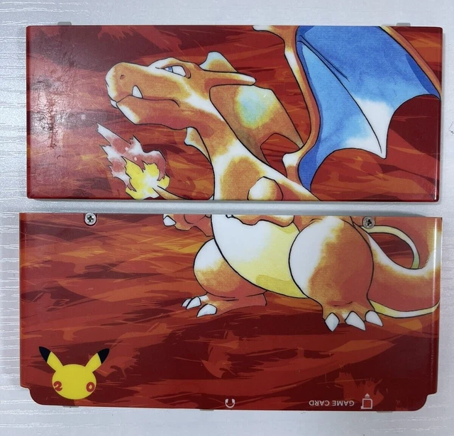 NEW NINTENDO 3DS Charizard Pokemon 20th Anniversary Kisekae Cover ...