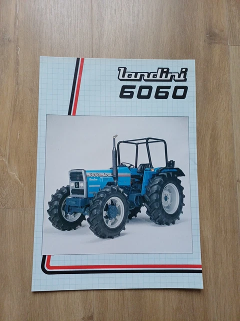 PROSPECTUS TRACTEUR LANDINI 6060 Prospekt Traktor Tractor Brochure EUR ...