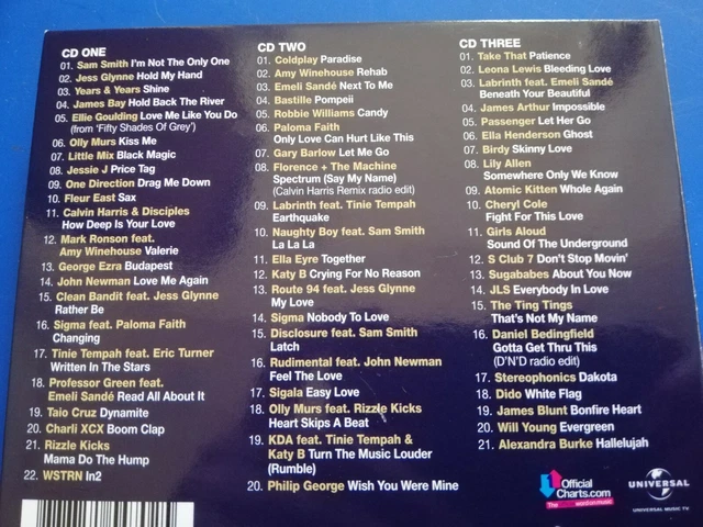 NOW THAT'S WHAT I Call Brit Hits Cd 3 Discs Music Pop Adele Coldplay ...