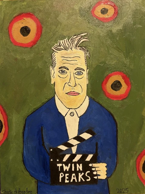 DAVID LYNCH SIGNED Oil Painting By Charlie Chittenden. £0.99 - PicClick UK