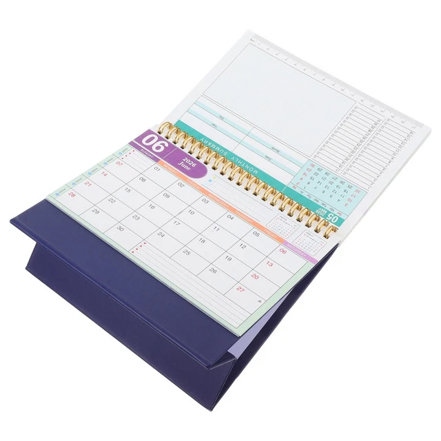 SMALL STANDING FLIP Desktop Calendar 2026 Minimalist Desk Calendar ...