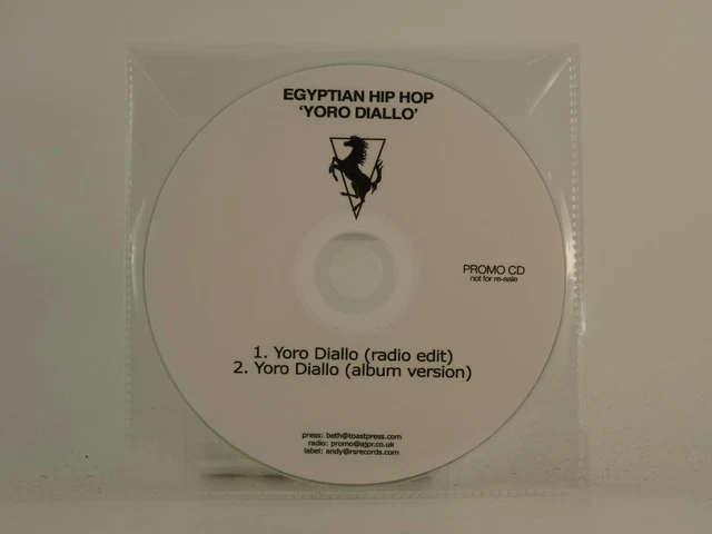 EGYPTIAN HIP HOP YORO DIALLO (H1) 2 Track Promo CD Single including ...