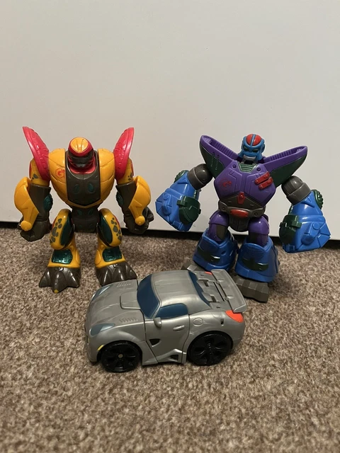 RARO PLAYSKOOL TRANSFORMERS Beast Wars Go-Bot ghepardo, gorilla + pop ...